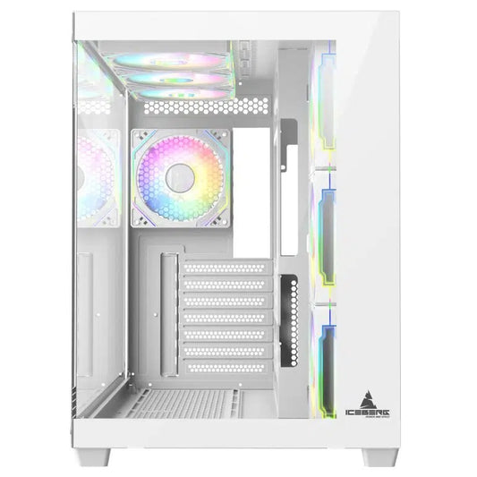Chasis Iceberg Crystal Edge Tipo Pecera 7 Fan ARGB – Mi Pc Equipos SAS