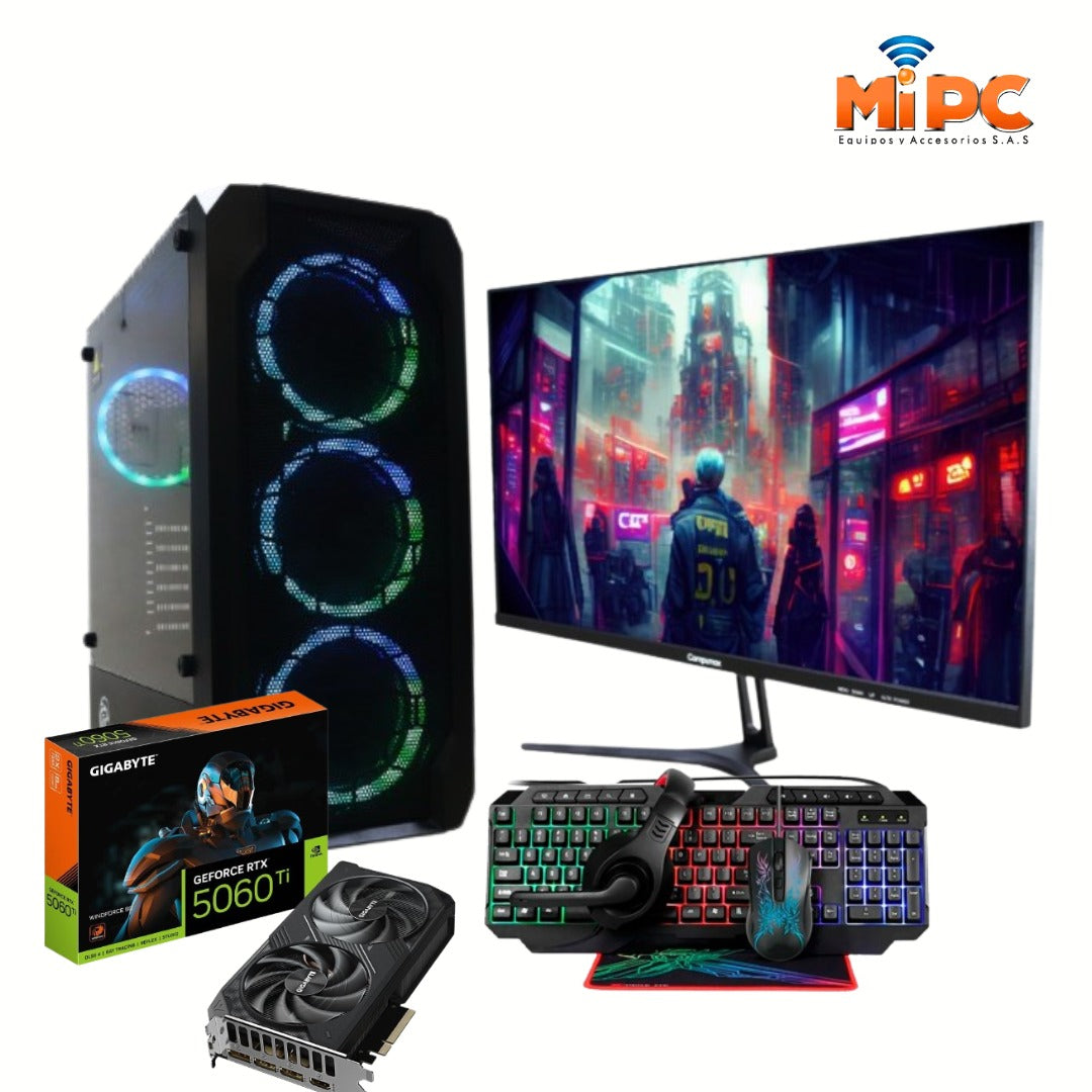 🔥 ¡Super Combo! PC Gamer Ryzen 5 8500G + Tarjeta Video RTX 5060 Ti / M ...