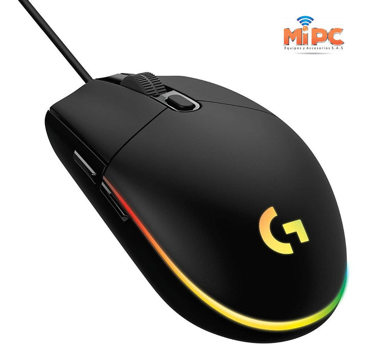 Mouse Logitech G203 RGB LIGHTSYNC con 6 botones, Negro – Mi Pc Equipos SAS
